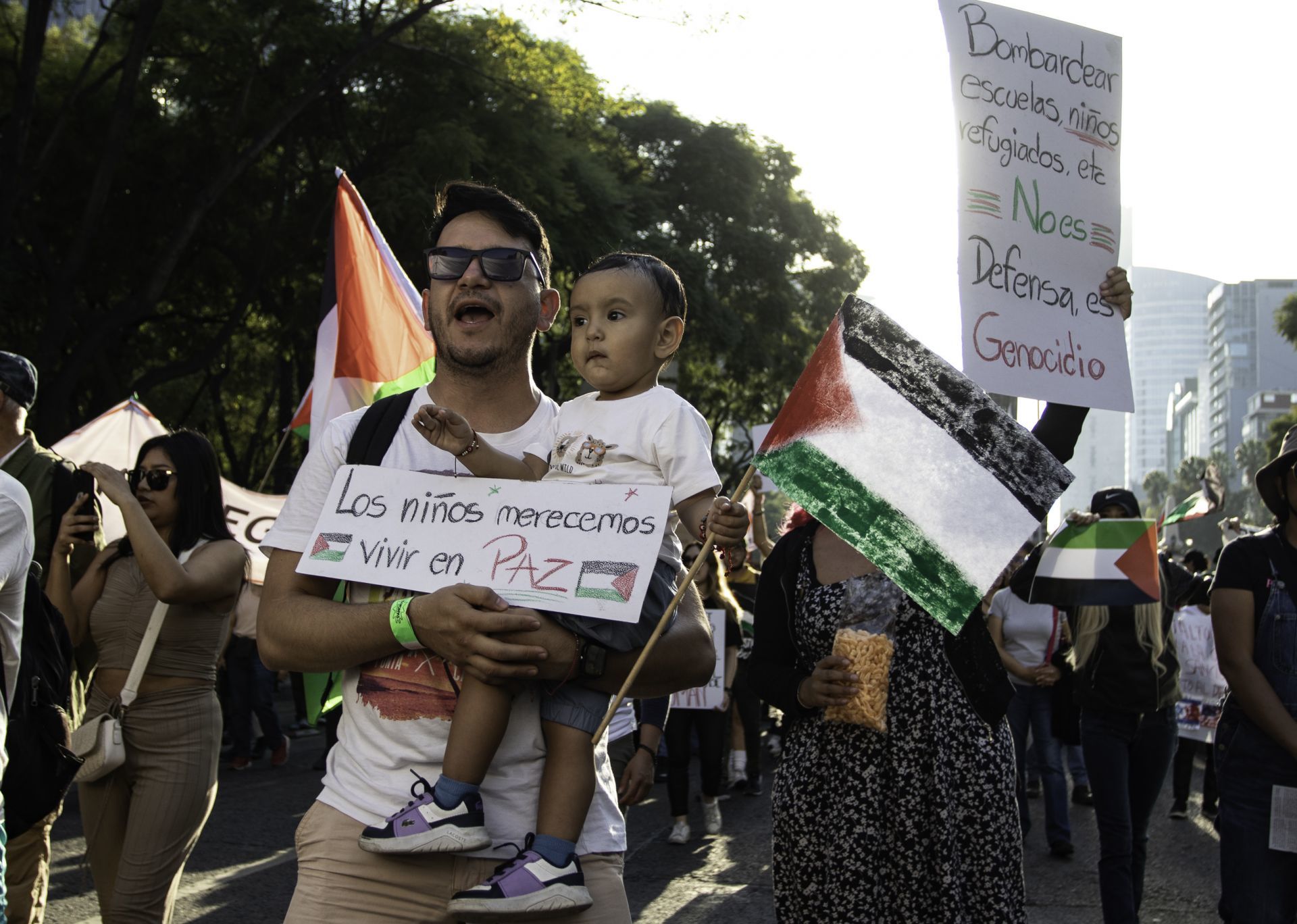 Marchan en Cdmx a favor del pueblo palestino; piden una 'Palestina ...