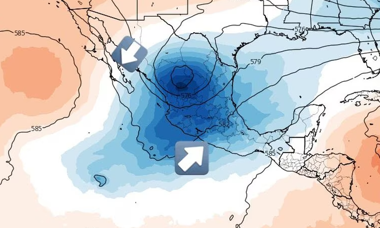 Prevén entrada de fenómeno DANA en México; podría afectar a Sinaloa y 6 ...
