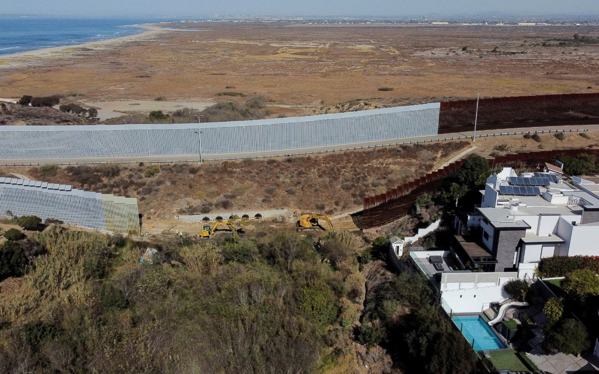 Retoma Gobierno de EU la reconstrucción del muro fronterizo en Tijuana ...